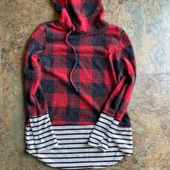 Sweaters | Buffalo Check Cowl | Poshmark